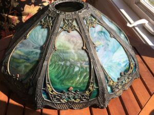 Custom Slag Glass Lamp Replacement Panels 1900-1945